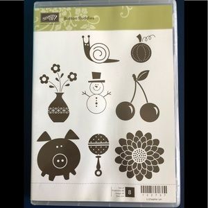 Stampin' Up! | Office | Stampin Up Button Buddies Stamp Set | Poshmark